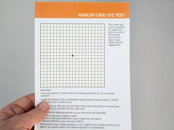 Macular Degeneration Grid Test - Optimize Vision Monitoring