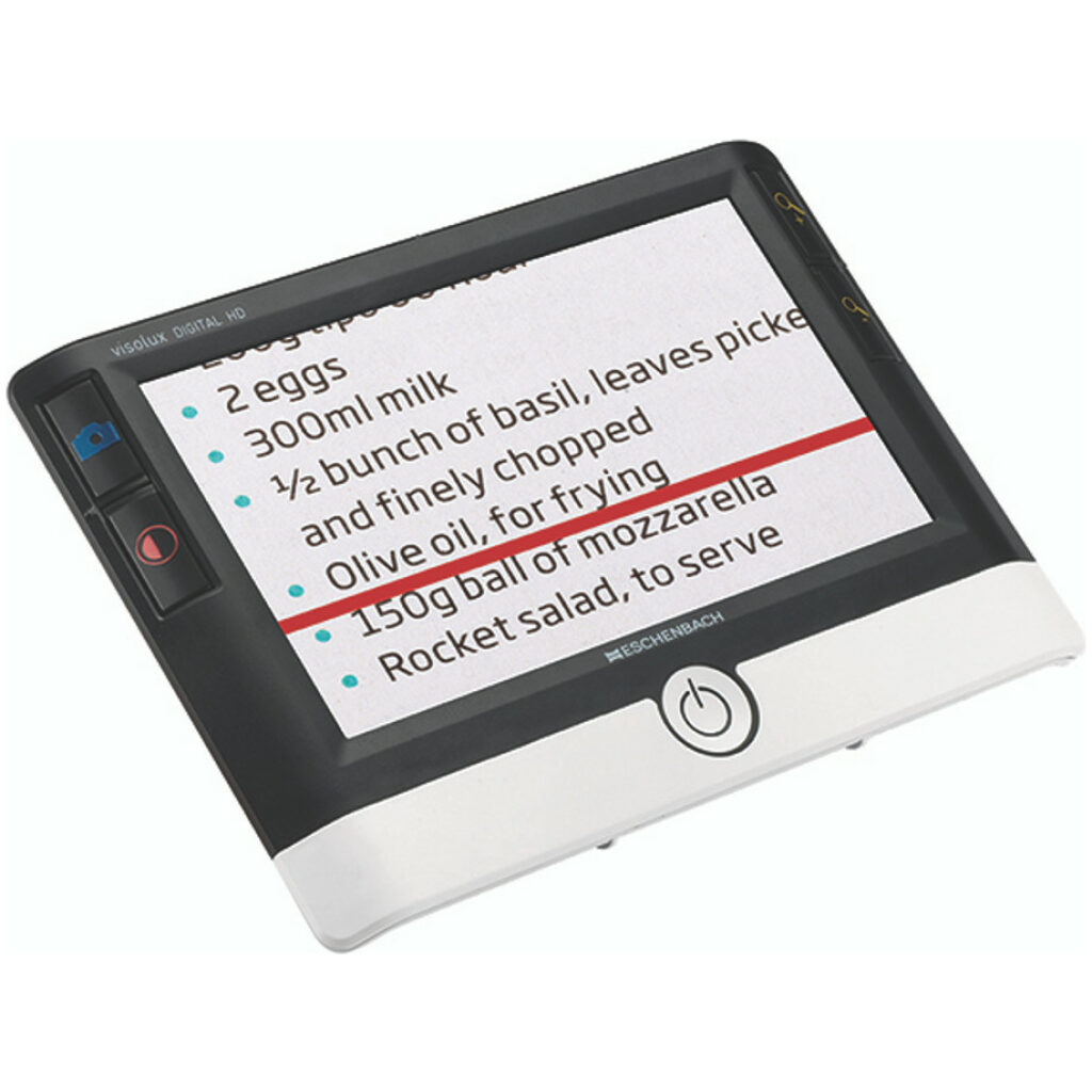 The Visolux Digital HD by Eschenbach is a hand-held video magnifier for ...